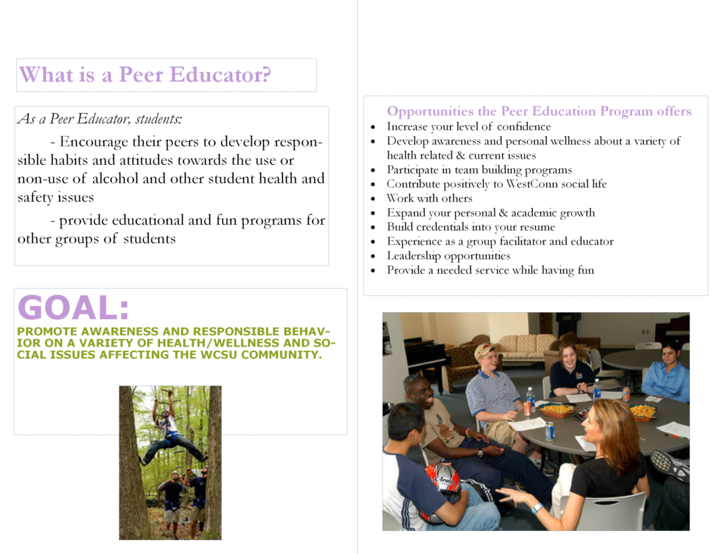 Peer Education Programming & Workshops – CHOICES