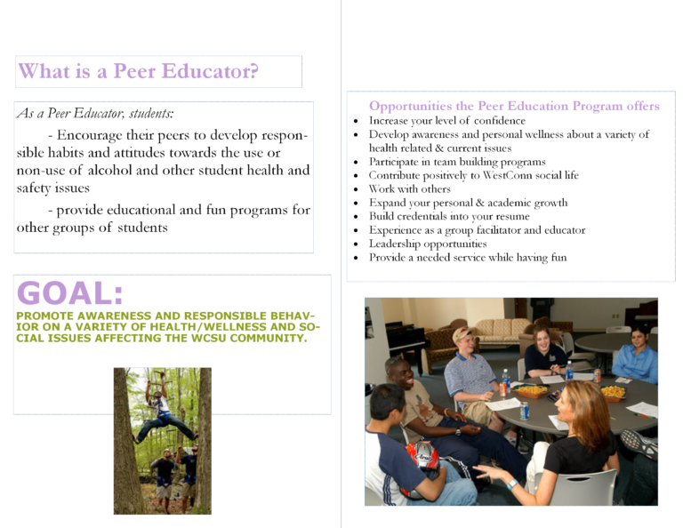 Peer Education Programming & Workshops – CHOICES