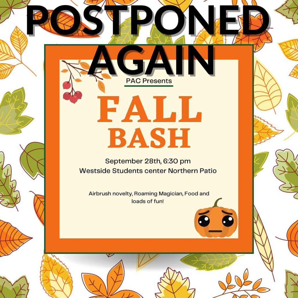 Fall Bash 2021! – WCSU Events