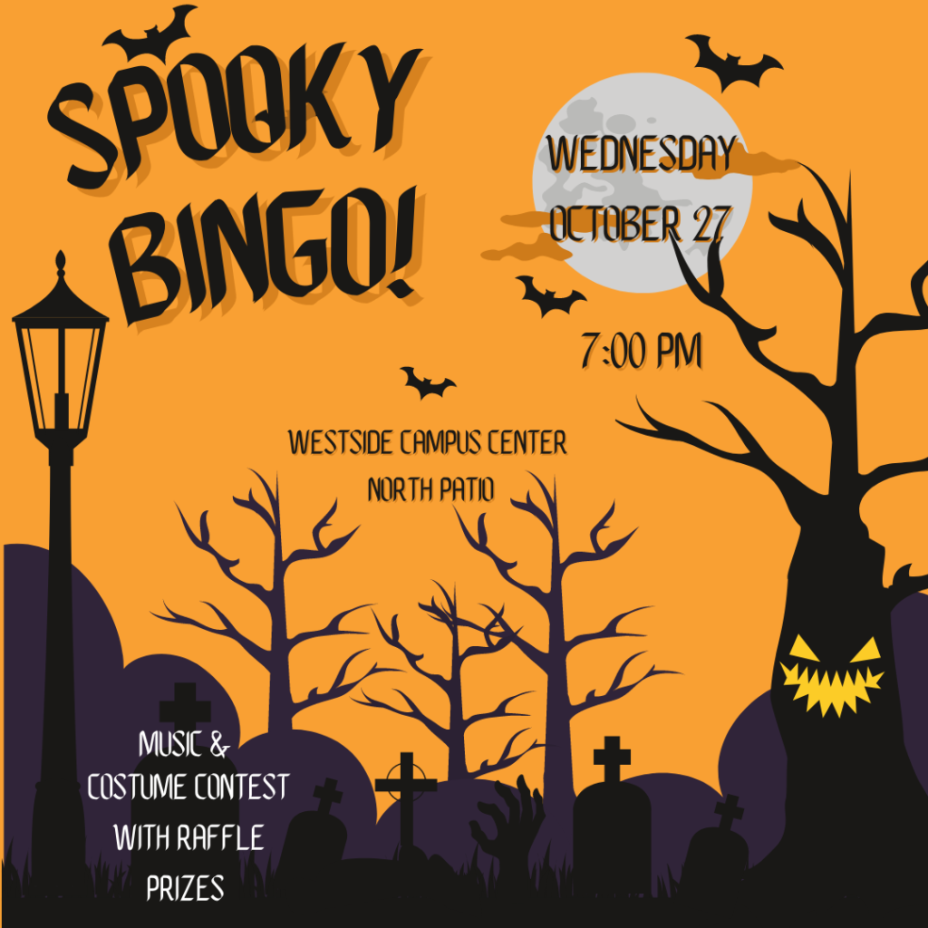 Spooky Bingo – WCSU Events
