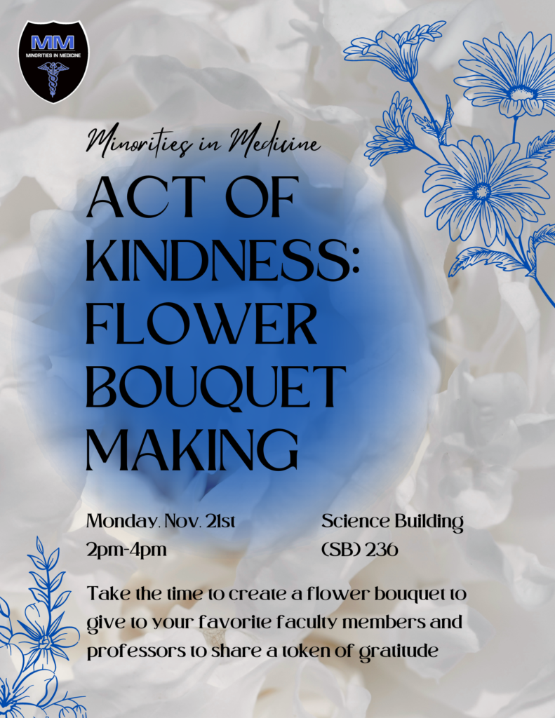 Act of Kindness: Flower Bouquet Making – WCSU Events
