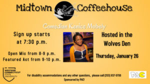 Midtown Coffeehouse – WCSU Events