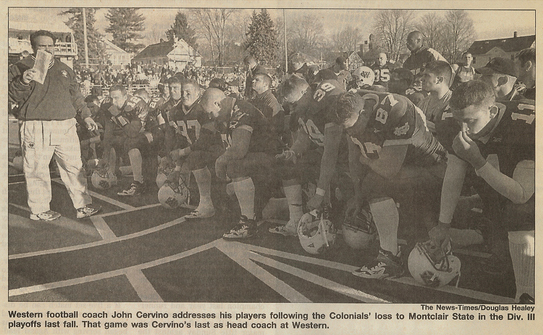 Cervino Leaves Western – Celebrating 50 years of WCSU Football