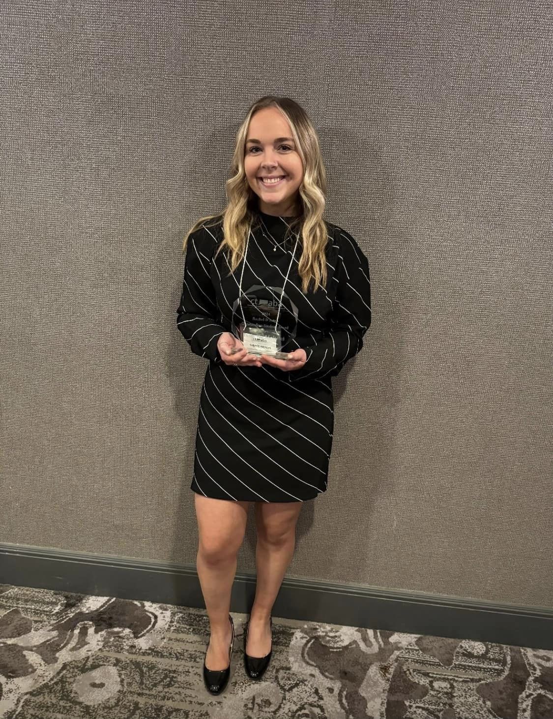 Isabelle Molteni earns CTABA Award on way to obtaining her ABA degree ...