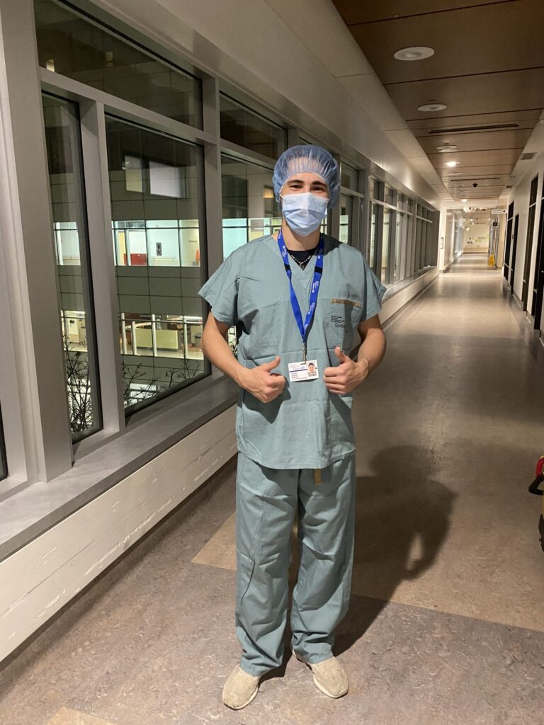 Nursing student, soccer player Justin Rivest has his eyes on the goal ...