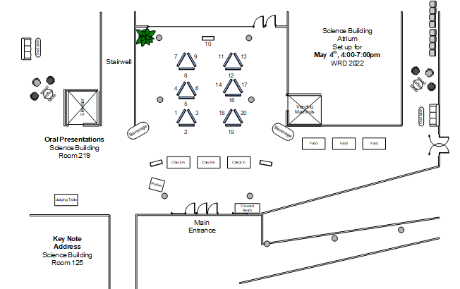 Maps for May 4 and 5 – Western Research Day